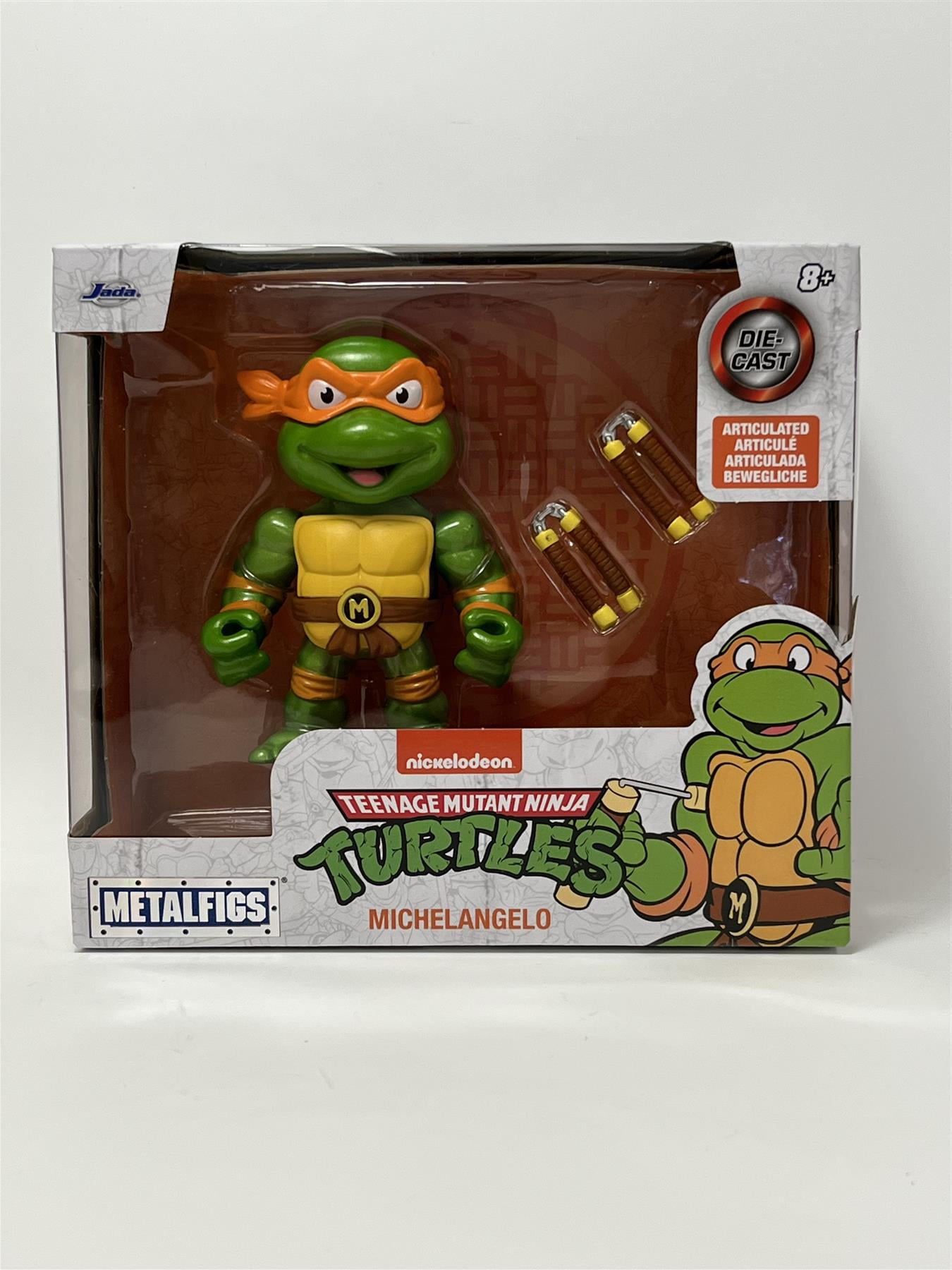 TMNT Teenage Mutant Ninja Turtles Michelangelo 4 Inch Figure Jada ...