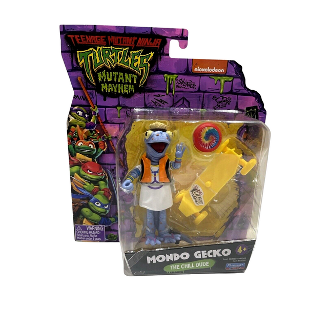 TMNT Teenage Mutant Ninja Turtles Mutant Mayhem Mondo Gecko 4" Figure ...