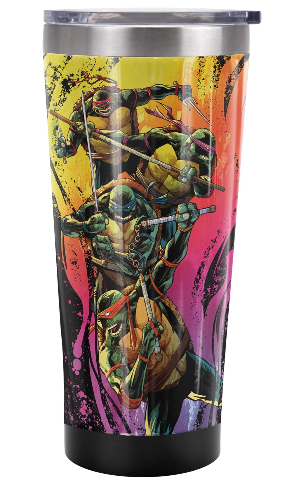 TMNT Teenage Mutant Ninja Turtles Official Gradient Group Splash 20 oz ...