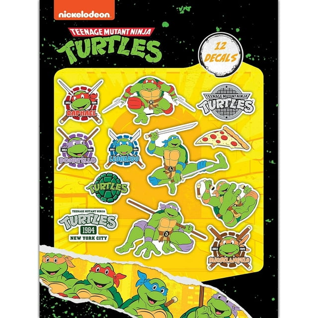 TMNT Teenage Mutant Ninja Turtles Vinyl Decals - Leonardo, Raphael ...