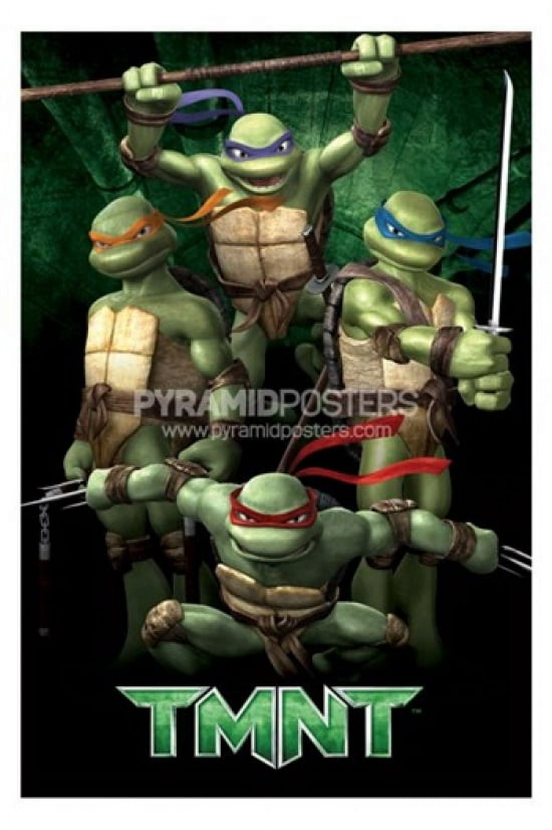 TMNT - Turtles (Green) Poster (24 x 36) - Walmart.com