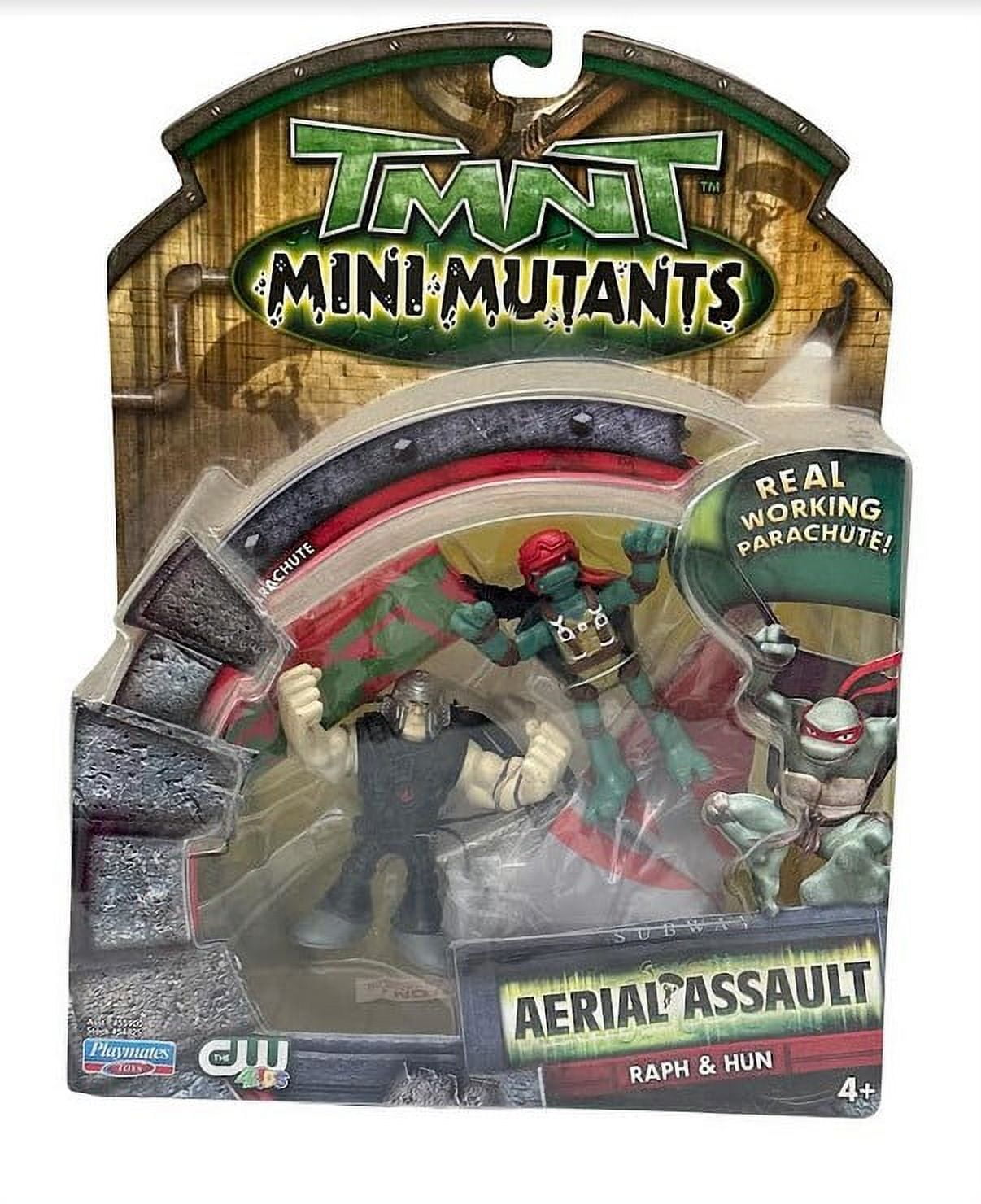 Teenage Mutant Ninja Turtles Aerial Assault Raph and Hun Action Figures ...