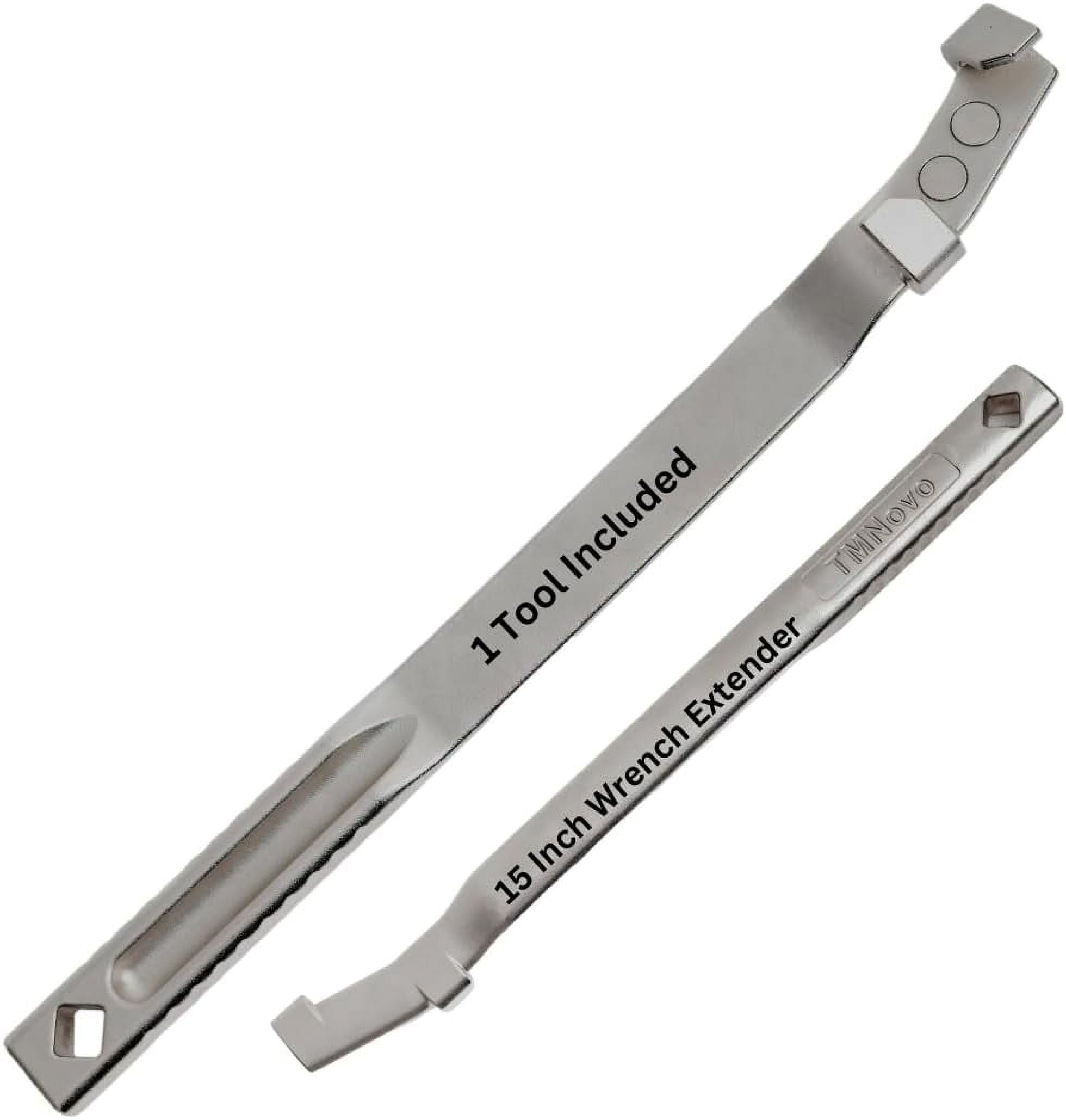 TMNovo Wrench Extender Tool 15" Plus Universal Wrench Adapter - for DIY ...