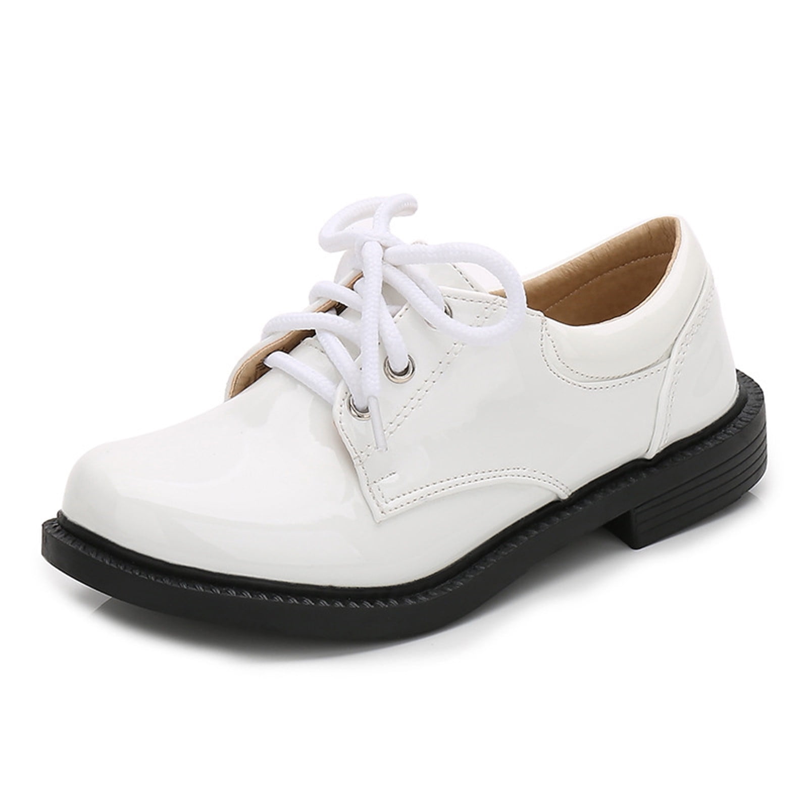 TMOYZQ Children's Wear Boys Dress Shoe Lace Up Communion Wedding ...