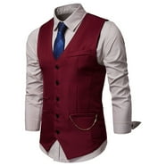 Men's Satin Backless Vest & Bow Tie Set - White - Walmart.com