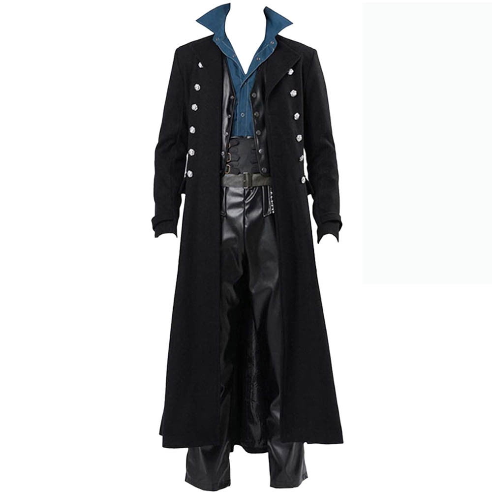 TMOYZQ Men's Vintage Steampunk Medieval Formal Tailcoat Jacket ...