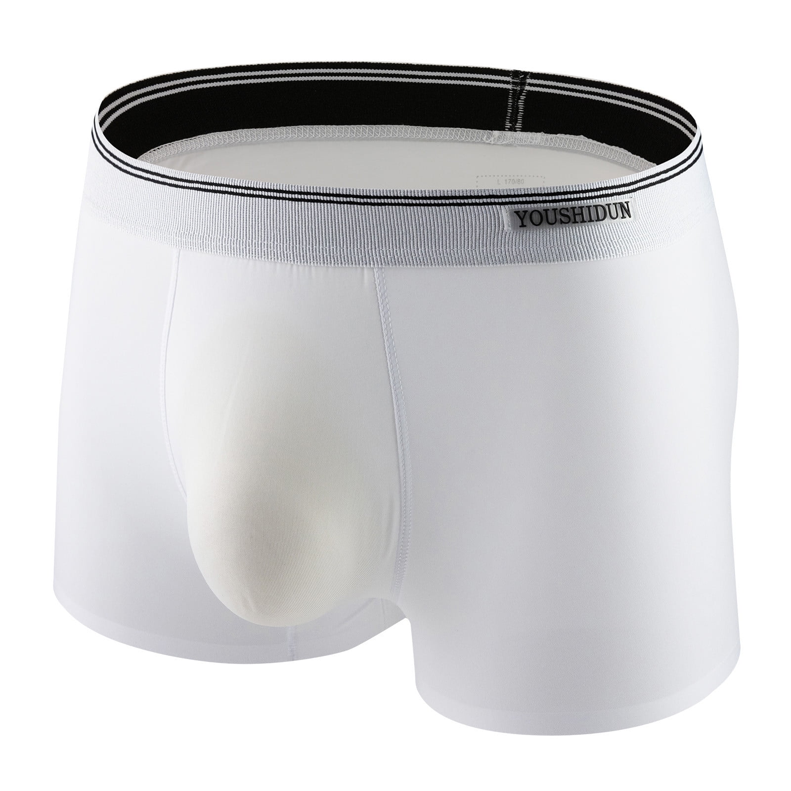 TMOYZQ Mens Ice Silk Underwear with Bulge Pouch, Soft Breathable Cool ...