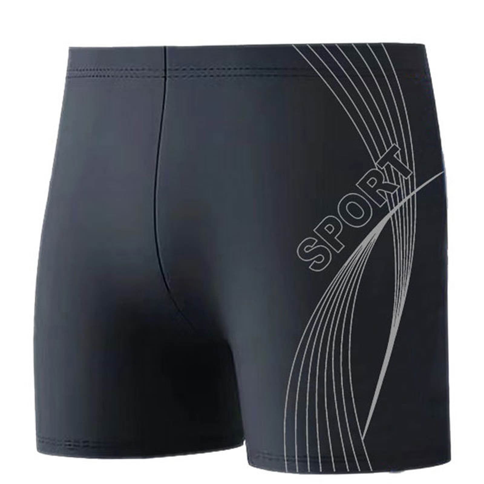 TMOYZQ Mens Square Leg Compression Swim Briefs Swimsuit Breathable ...