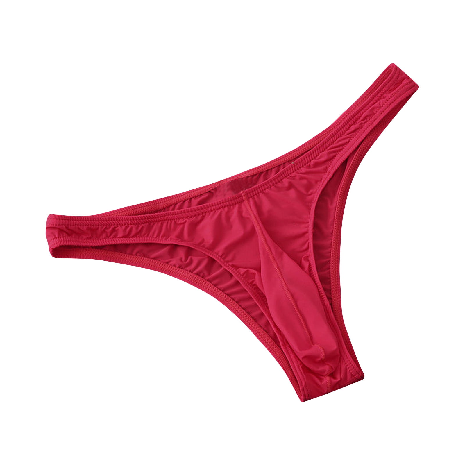 Tmoyzq Mens Thong Low Waist Bikini Underwear Seamless Sexy G String Thong Soft Stretch Tagless