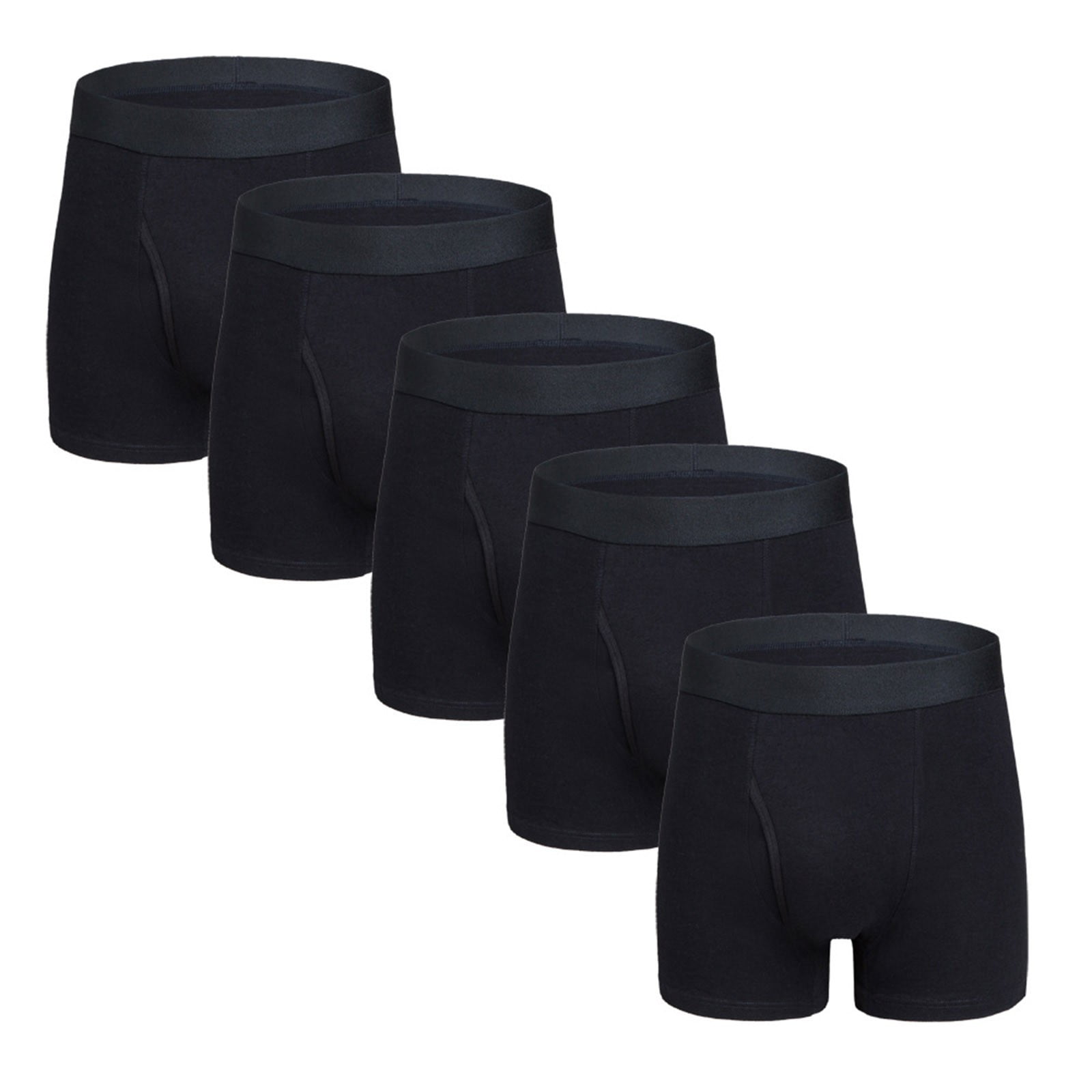 TMOYZQ Mens Underwear Boxer Briefs Short Leg Athletic Trunks Underwear ...
