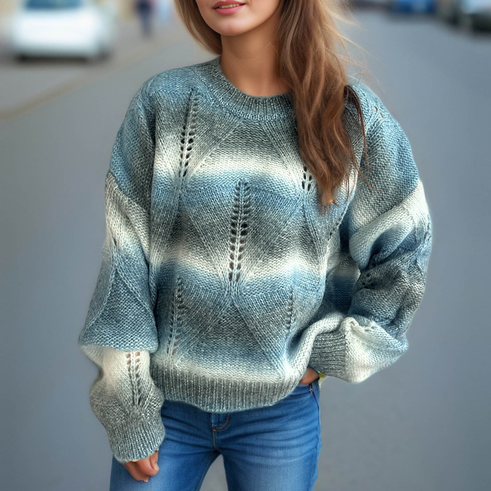 TMOYZQ Oversized Sweater for Women Fall Winter Outfits Casual Long ...