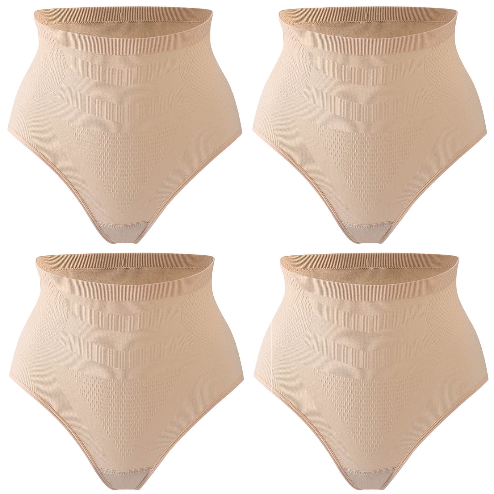 TMOYZQ Womens Underwear Pack High Waist Tummy Control Cotton Underwear ...