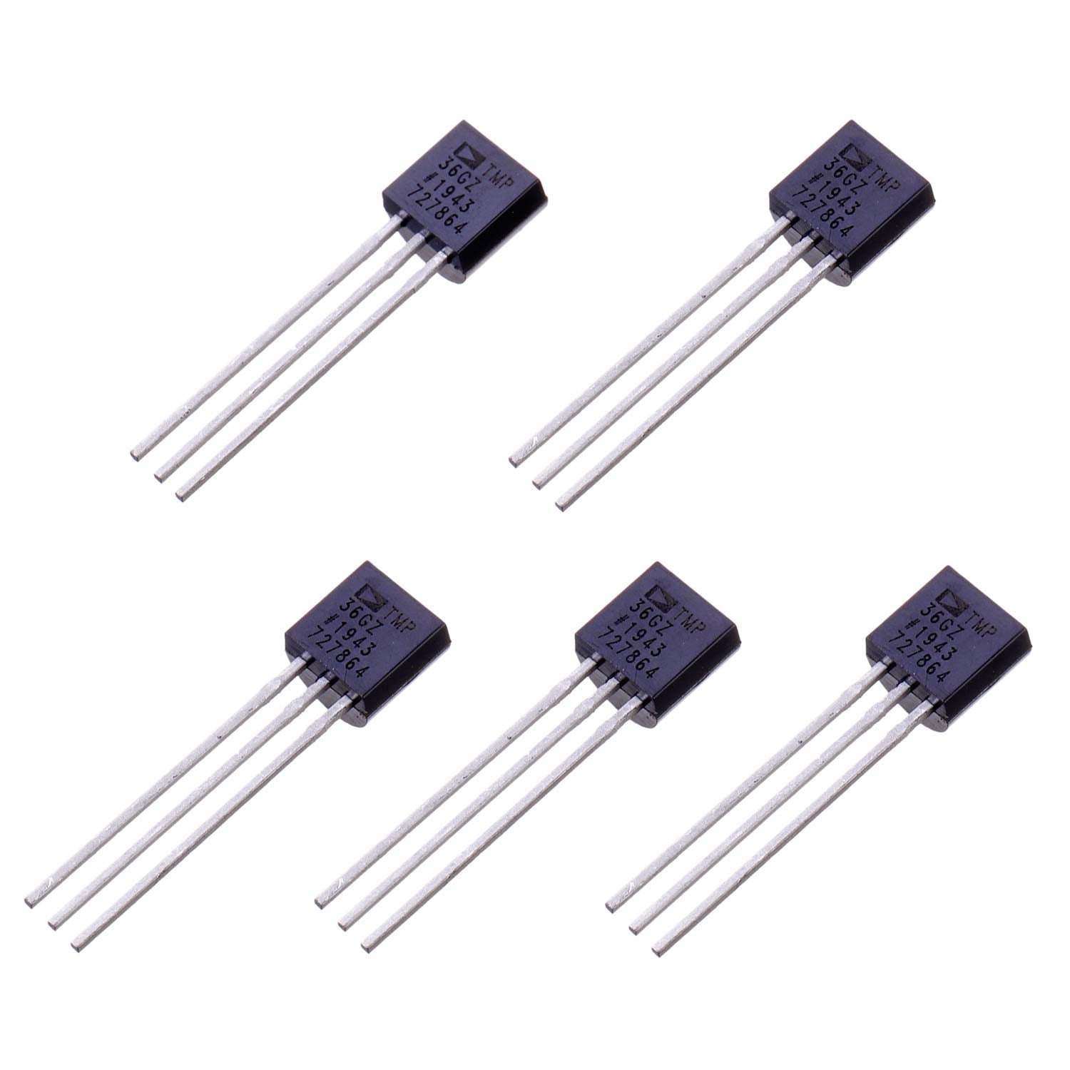 TMP36 Temperature Sensors 3 Pin TMP36GZ High Precision Celsius ...