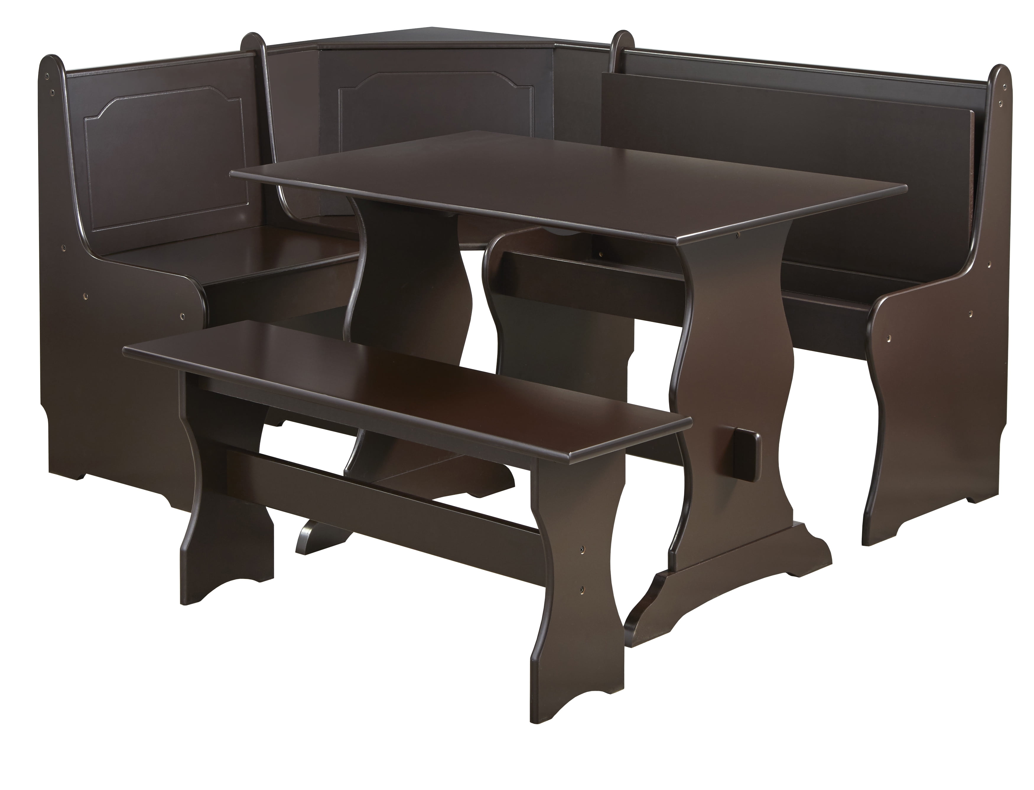 TMS 3-Piece Kitchen Set, Reversible Dining Nook with Storage, Includes ...