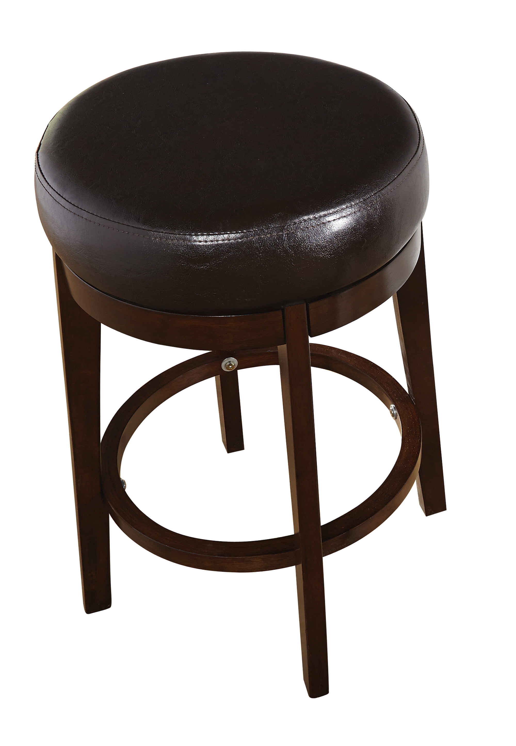 Free Shipping! TMS Avenue 24 Inch Swivel Counter Stool Rich Brown Faux ...