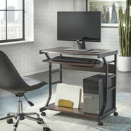 Mobile Computer Tower with Shelf, Multiple Finishes - Walmart.com