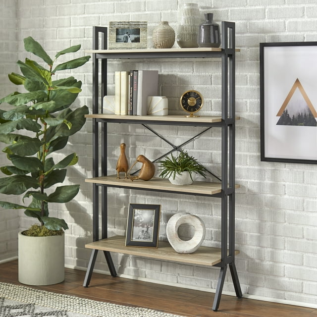 TMS Connection 4-Tier Bookshelf - Spacious Organization - Walmart.com TMS Connection 4-Tier Bookshelf - Spacious Organization - Walmart.com