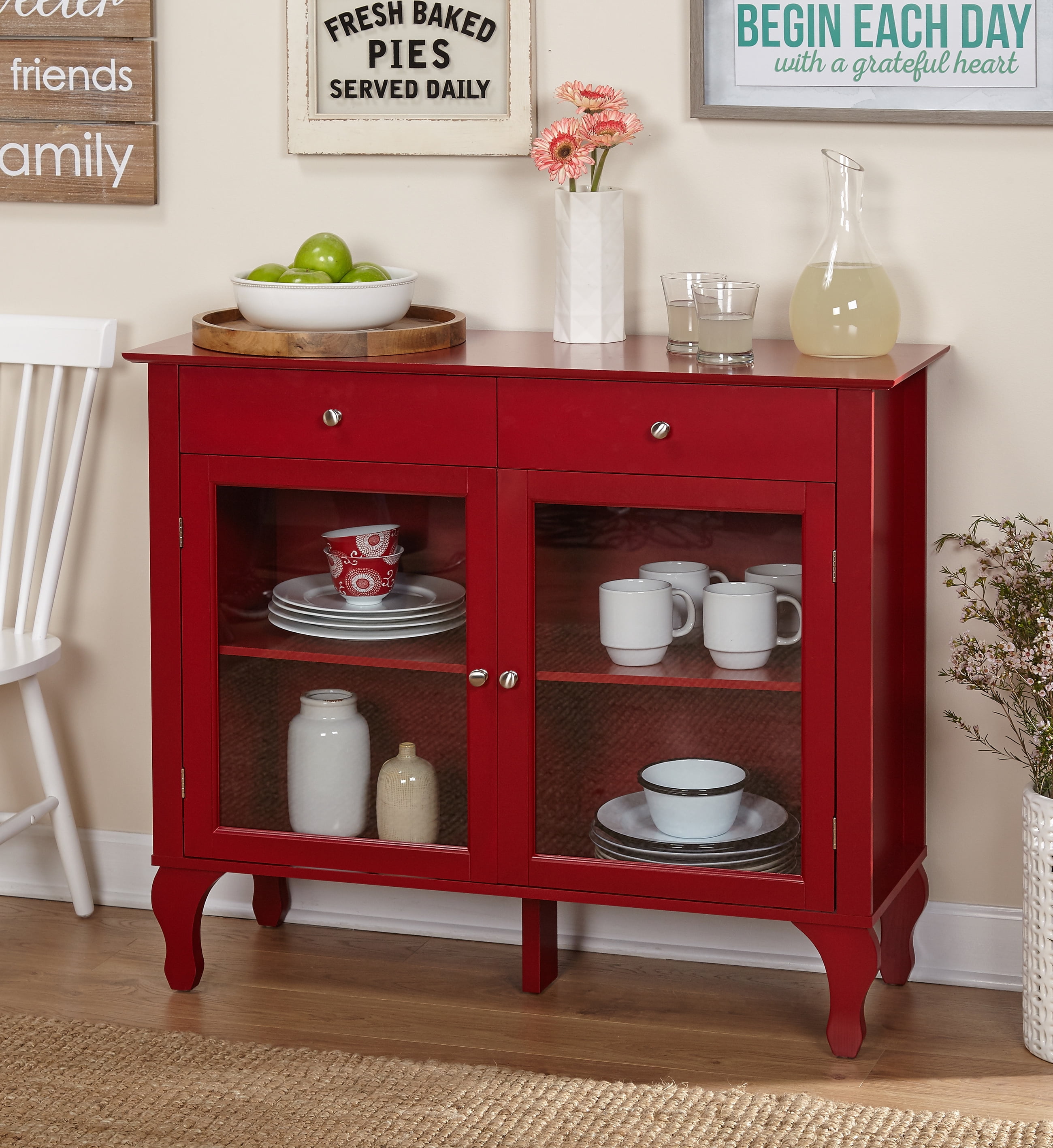 TMS Layla 2-Drawer Buffet Cabinet, Multiple Colors - Walmart.com