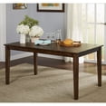 TMS Woodward 59" Indoor Dining Table, Brown - Walmart.com