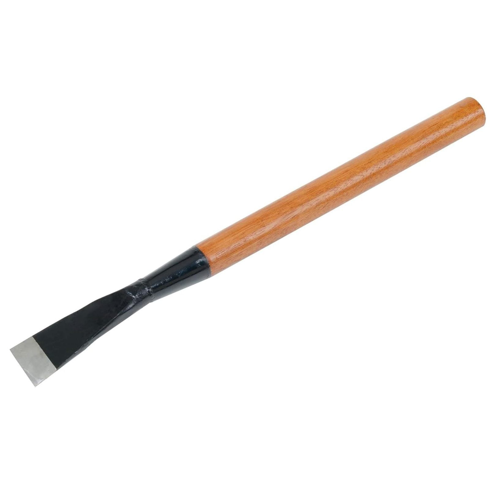 TMW-08 24 Inch Long Steel Curved Blade Spud with Comfortable Wooden ...