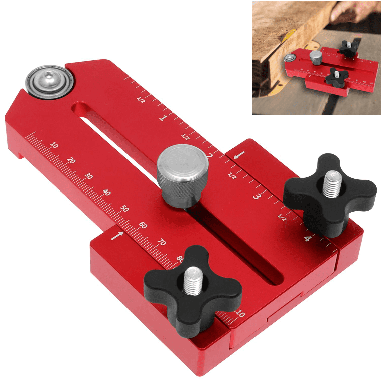 TMWEFUSC 2026 New Thin Rip Table Saw Jig Guide Aluminum Alloy Precise ...