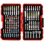 HART 68-Piece Impact Driver Bit Set with Storage Case, Torsion Zone ...