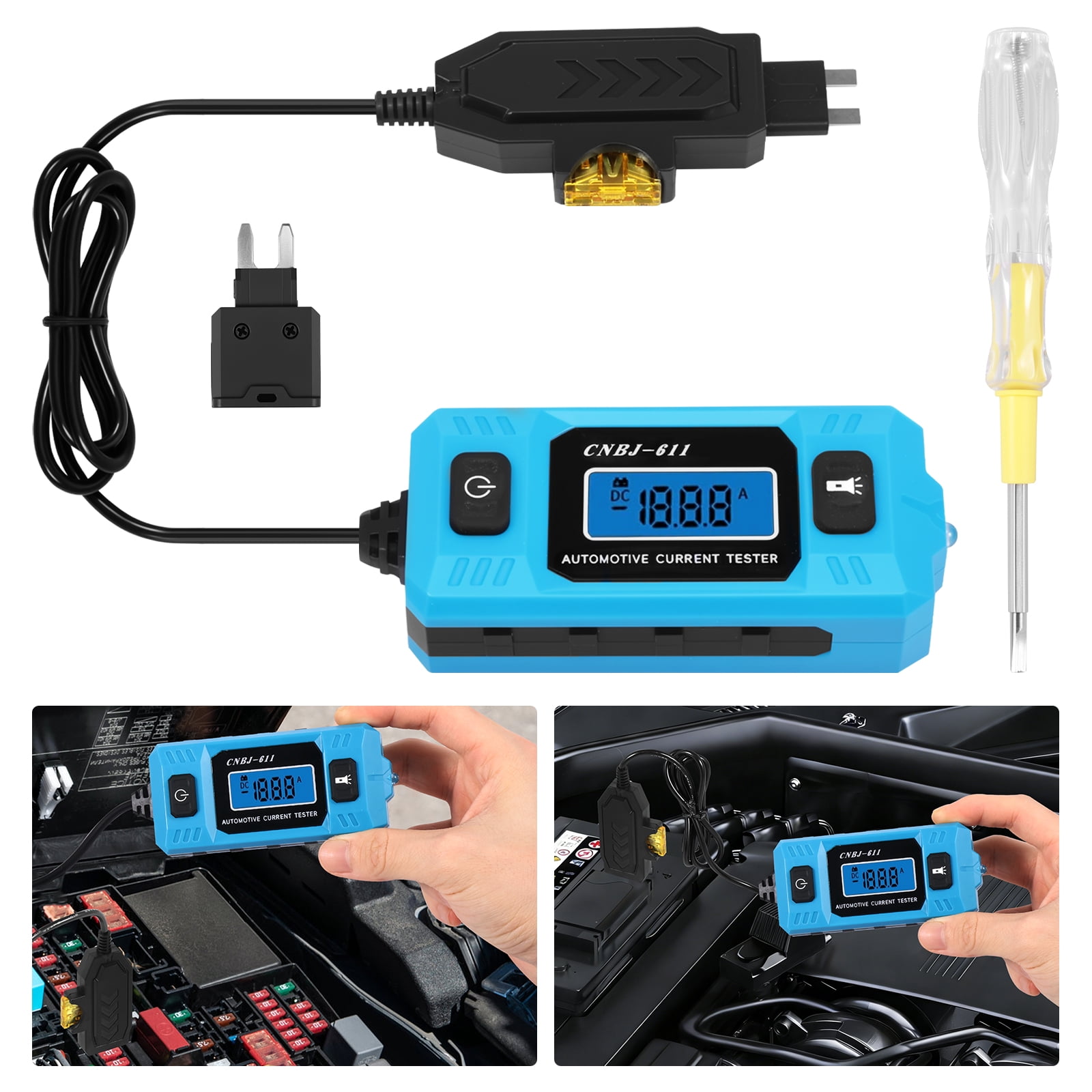 TMWEFUSC Automotive Circuit Fault Probe Tester 20A 48V Portable Car ...