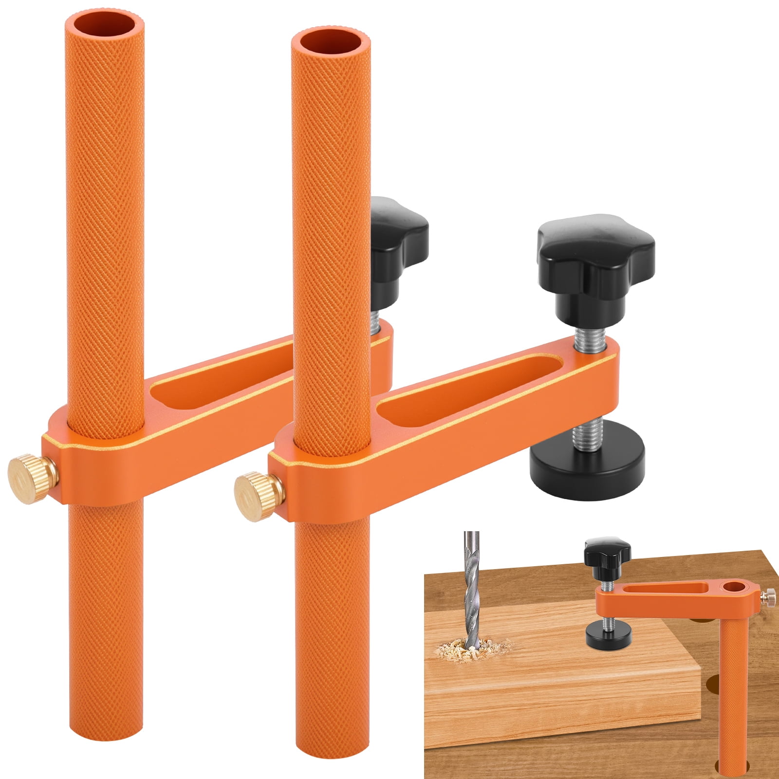 TMWEFUSC Bench Dog Clamp 3/4" Dog Hole Clamp Adjustable Height Aluminum ...