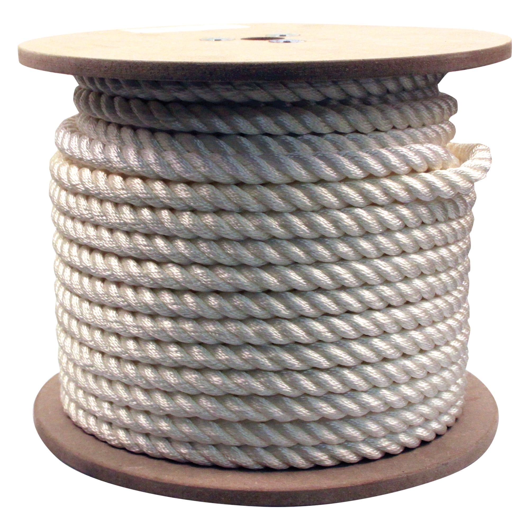 Rope King TN-34200, Twisted Nylon Rope, 3/4" x 200', White, 1 Each ...
