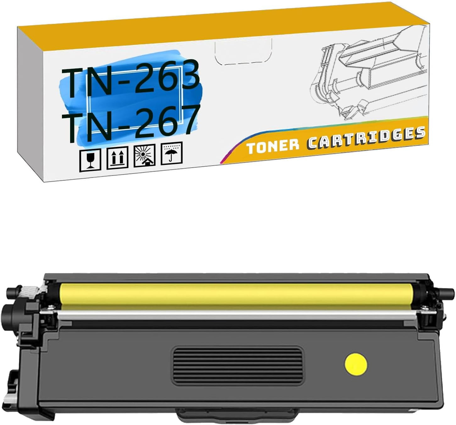 TN-263 TN-267 TN263 TN267 Toner Cartridge, Compatible for Brother HL-L3270CDW DCP-L3551CDW MFC ...