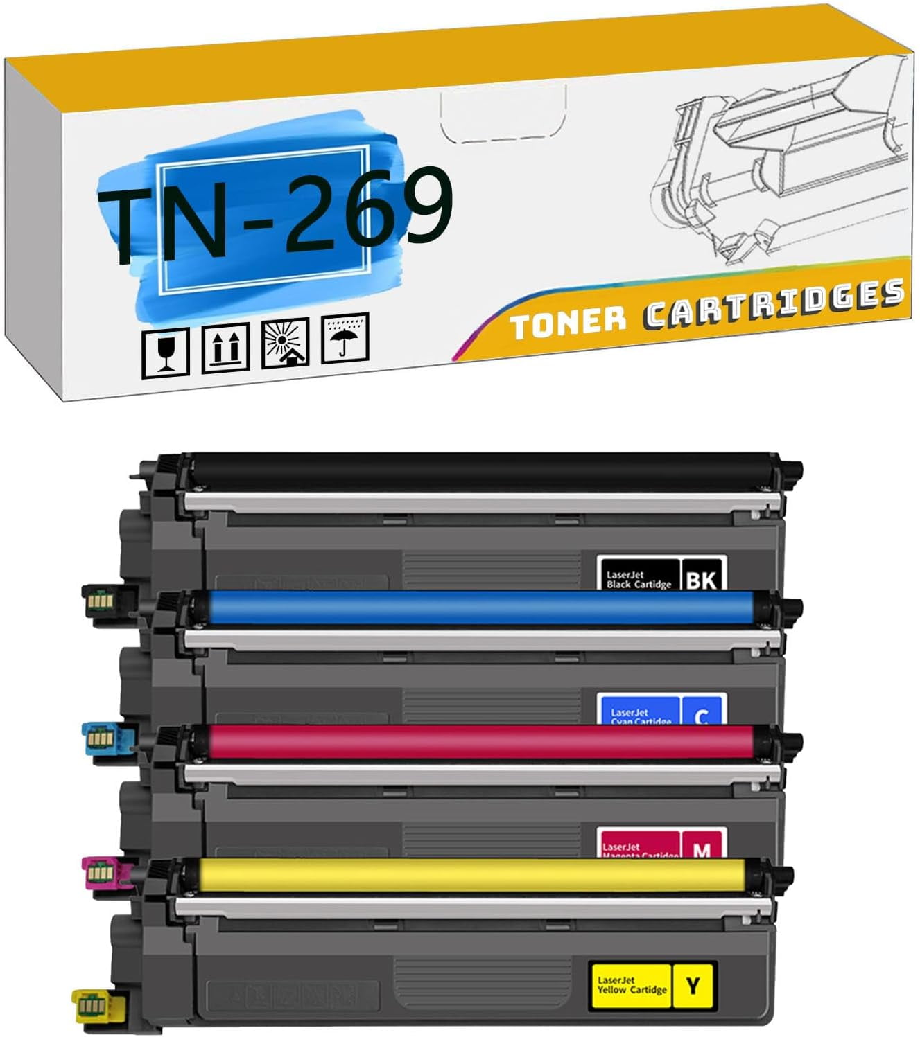TN-269 TN269 Toner Cartridges Compatible for Brother HL-L3280CDW HL ...