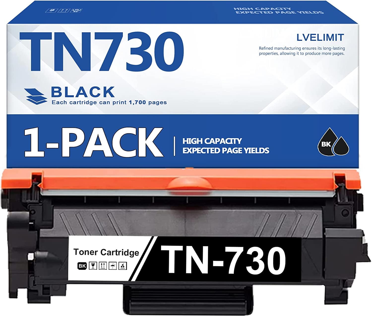 TN-730 TN730 Toner Cartridge Compatible TN730 High-Yield Black Toner ...