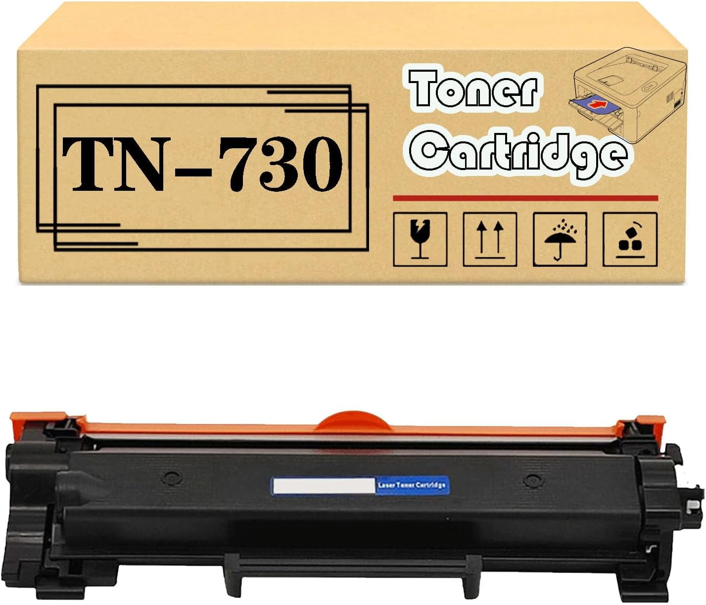 TN-730 TN730 Toner Cartridges Compatible for Brother DCP-L2550DW HL ...