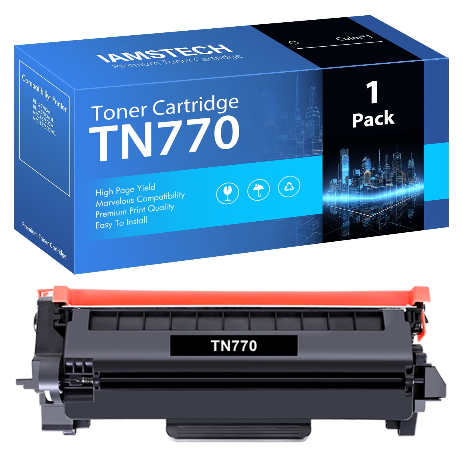 TN-770 TN770 Toner Cartridge Compatible Replacement for Brother TN-770 ...