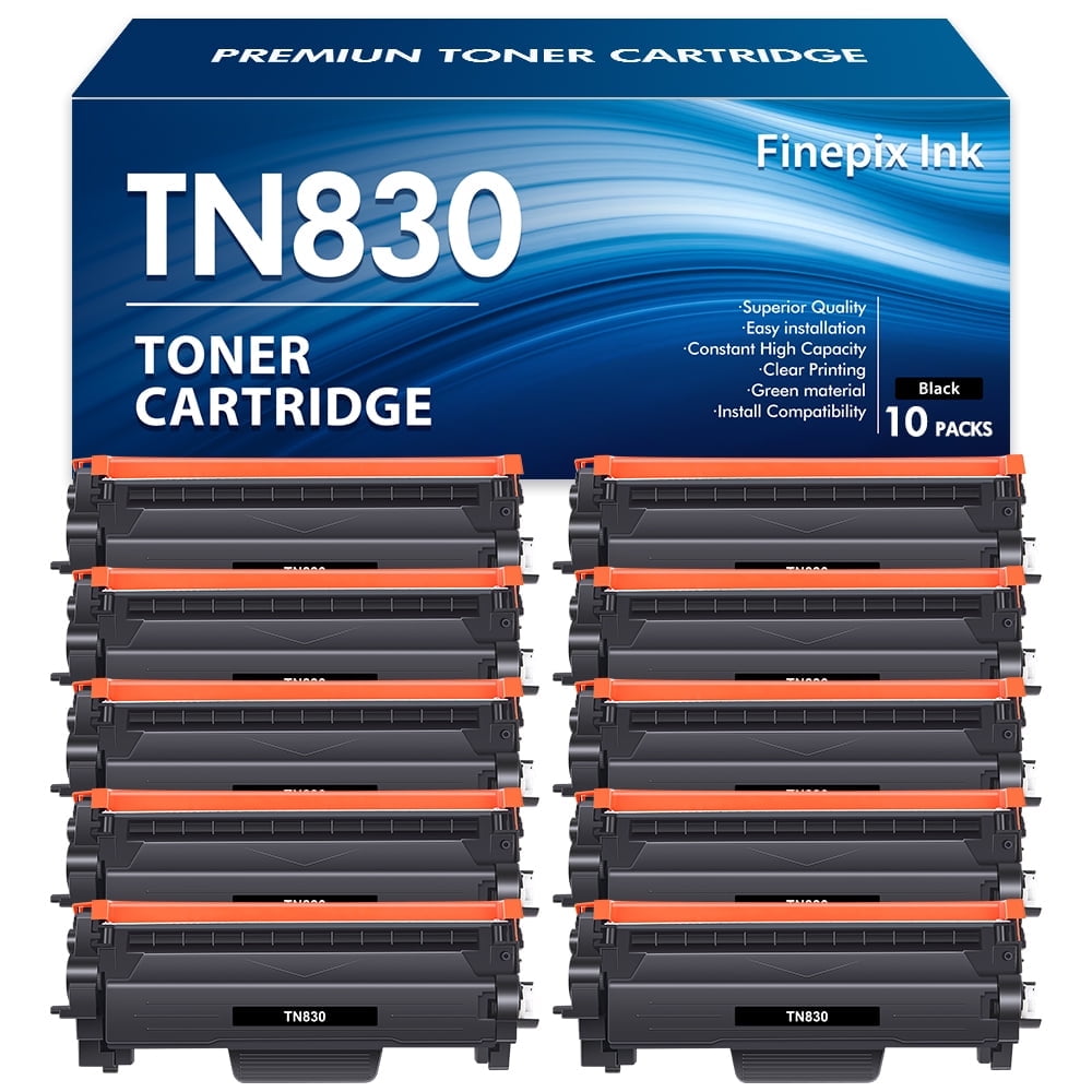 TN-830 Toner Cartridges Black Compatible for Brother TN830XL TN830 ...