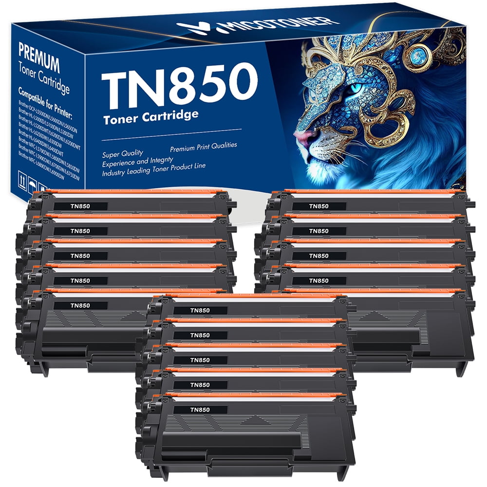 TN-850 Toner Cartridge Replacement Compatible for Brother TN850 TN 850 ...