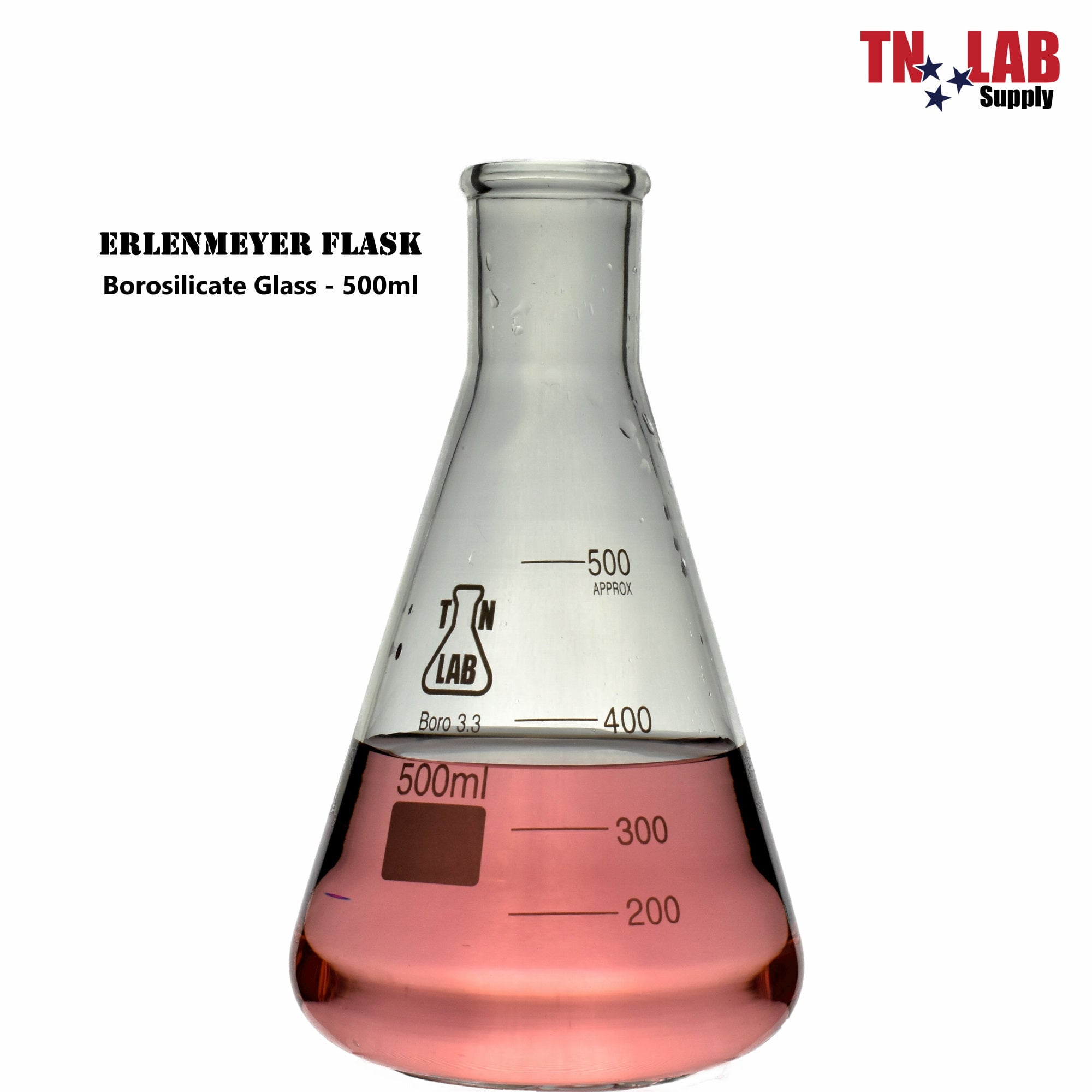 TN LAB Erlenmeyer Conical Flask Family - Walmart.com