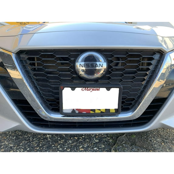 TN TrunkNets Inc NASA-Like Rubber Front License Plate Frame for Nissan ...