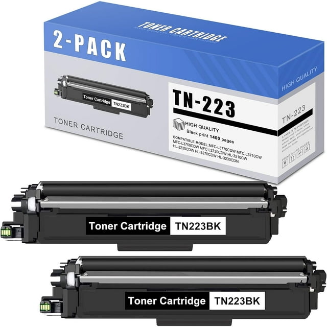 TN223BK TN223 TN-223 Compatible Toner Cartridge Black Replacement for ...