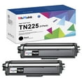 TN225 2 Pack Black Toner Cartridge High Yield Replacement for TN225 ...