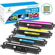 Brother TN227 4 Pack Toner Set (TN227BK, TN227C, TN227M, TN227Y ...