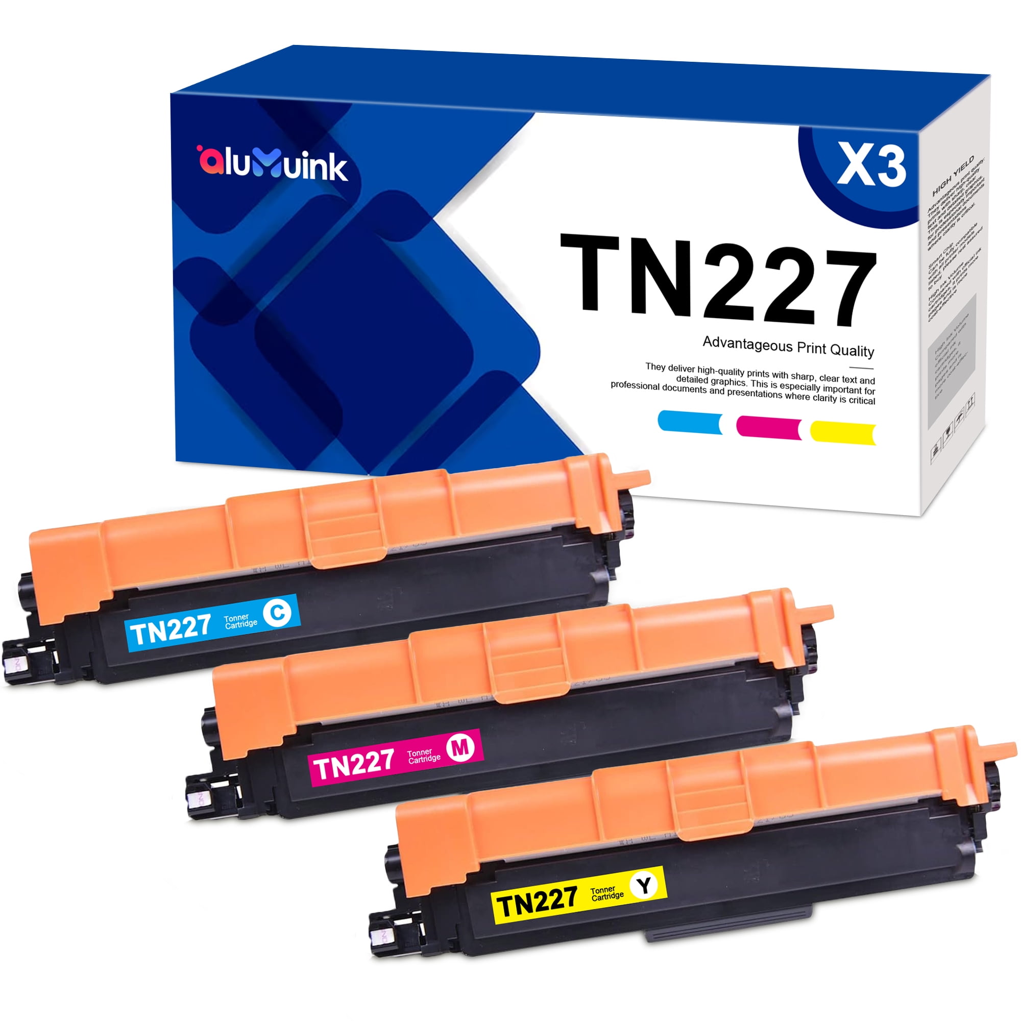 TN227 TN 227 High Yield Compatible Toner Cartridge Replacement for ...