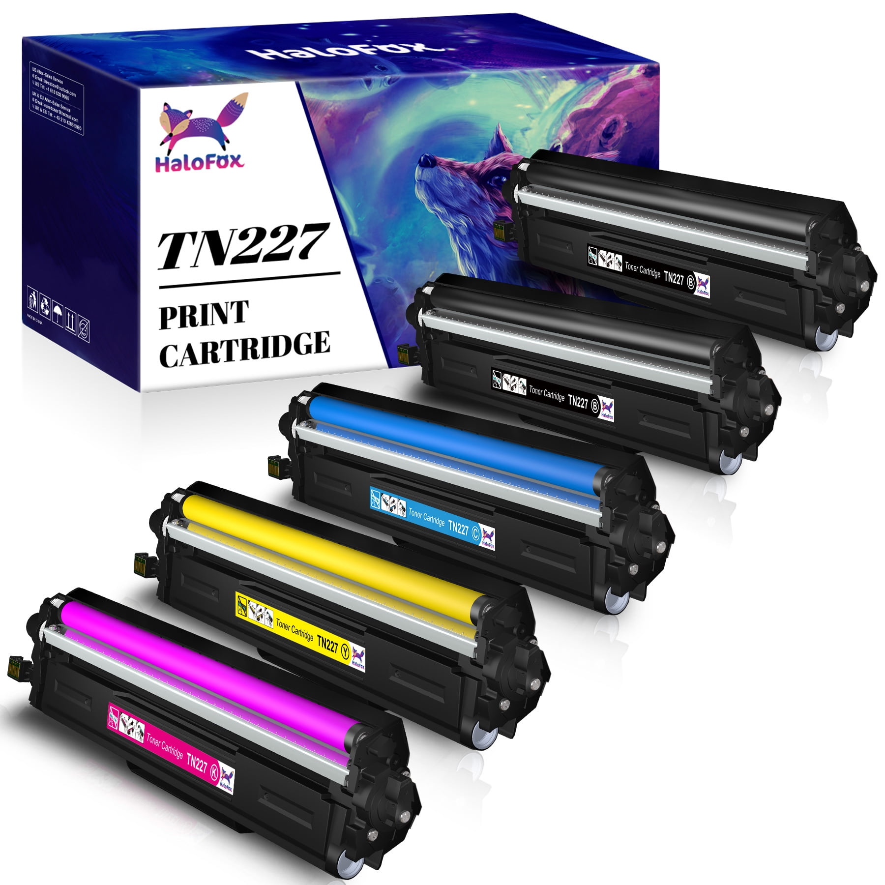 TN227 Toner for Brother TN 227 TN-227 TN227BK TN223 TN-223BK MFC ...
