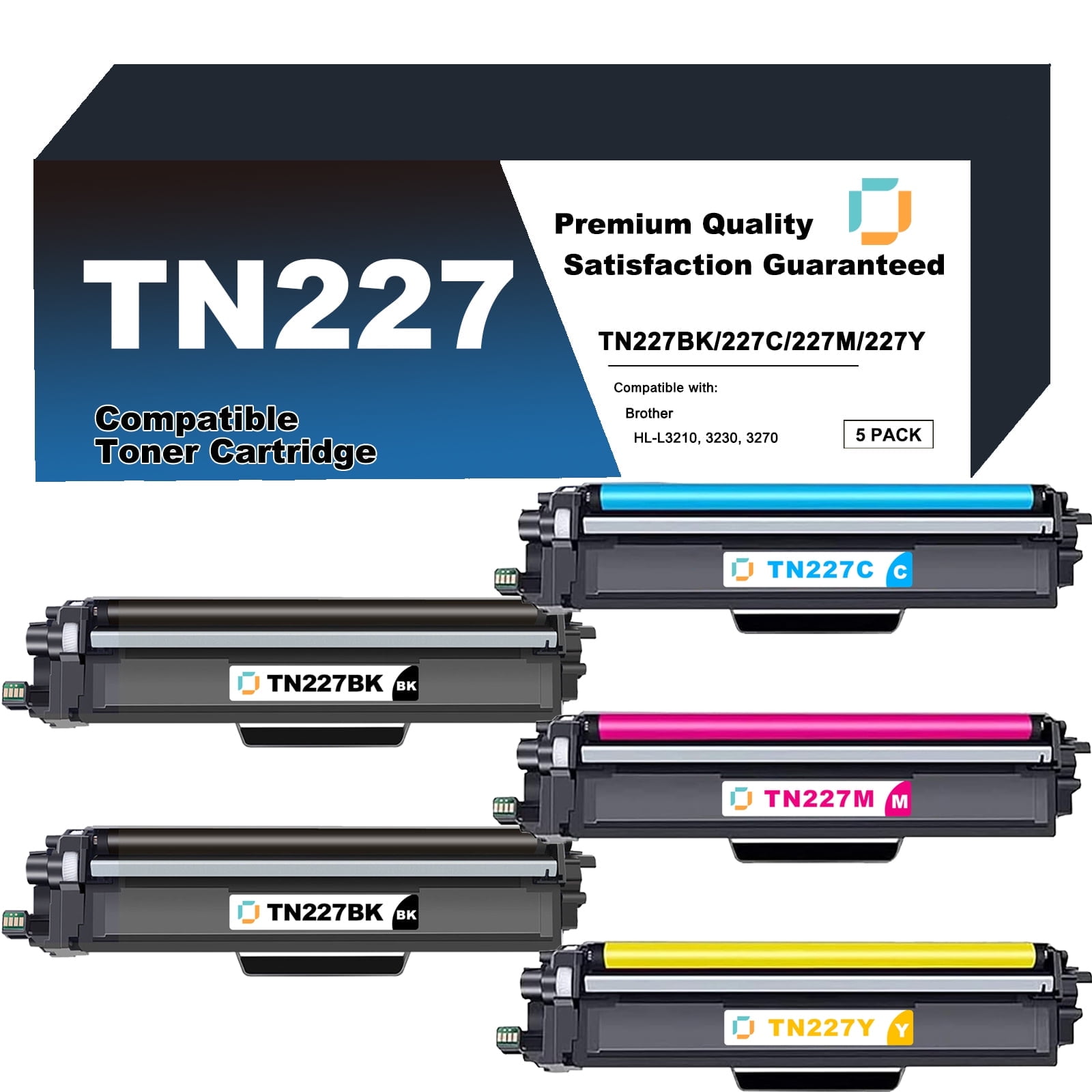 TN227BK/TN227C/TN223M/TN227Y High Yield Toner Cartridge Replacement ...
