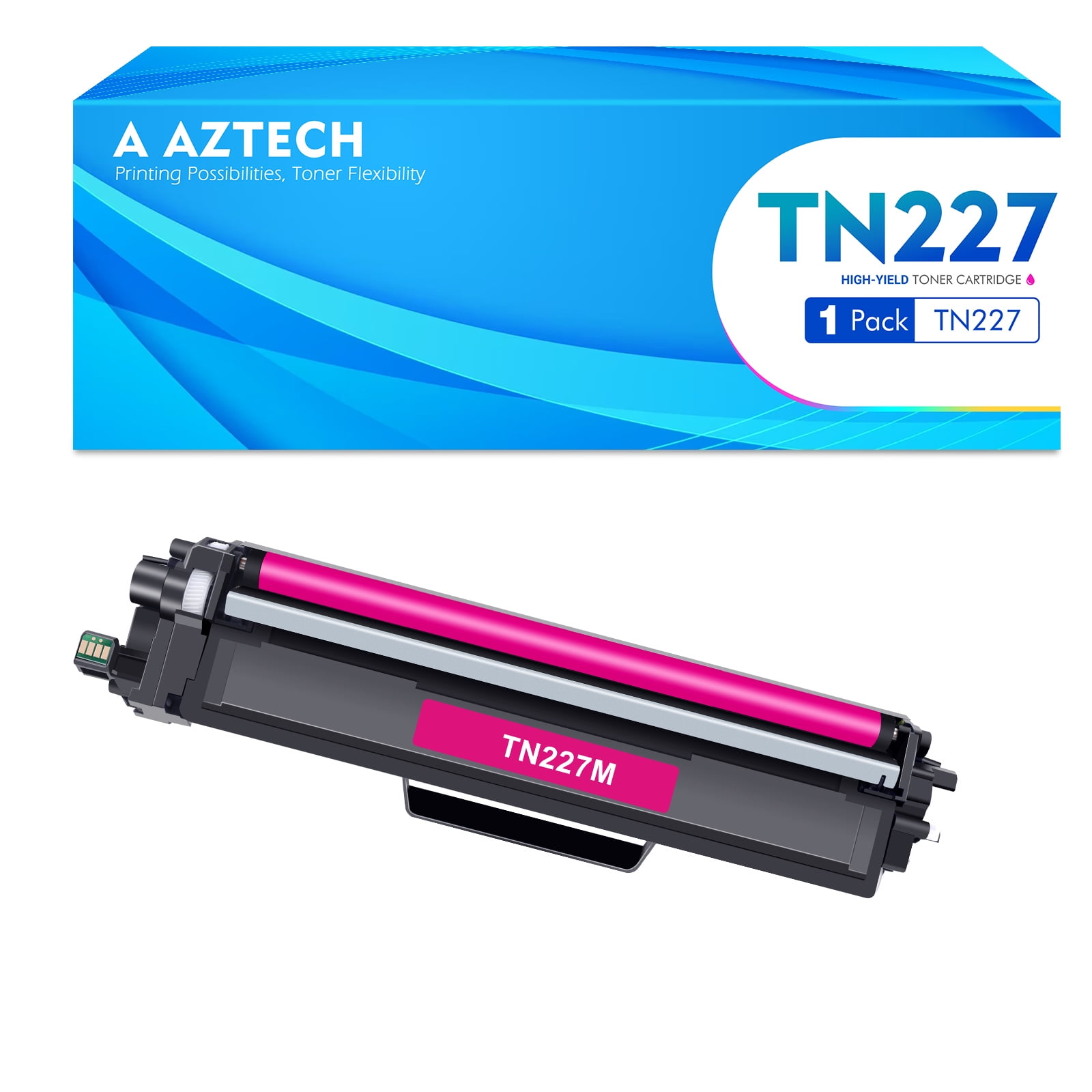 TN227M Toner Cartridge 1-Pack Compatible for Brother TN-227M TN223M ...
