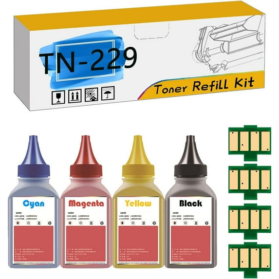 TN229 TN-229 Toner Refill Kit Compatible for Brother HL-L3220CDW HL ...