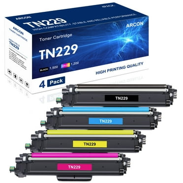 Brother Genuine TN229 4PK Standard Yield Toner Cartridge Multipack in ...