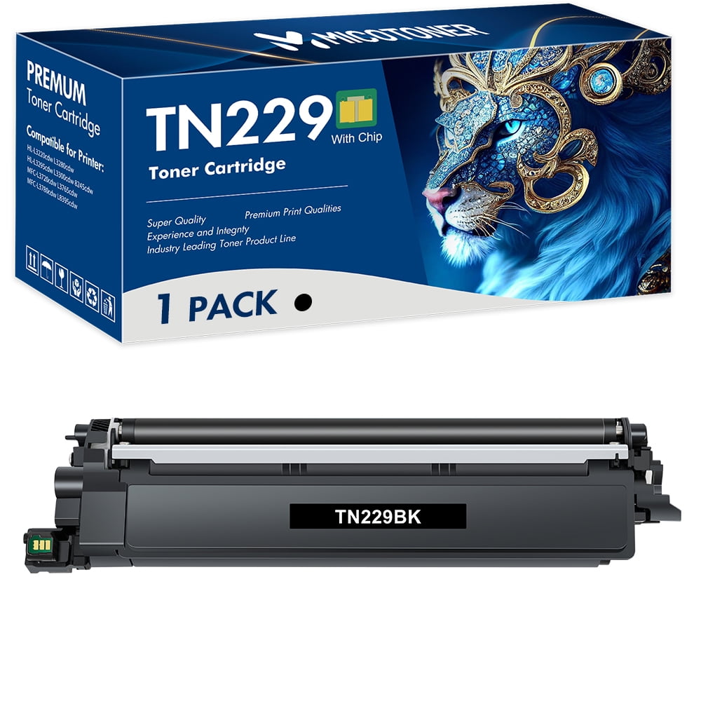 TN229 Toner Cartridge Compatible for Brother TN-229 TN 229BK 229XL TN ...