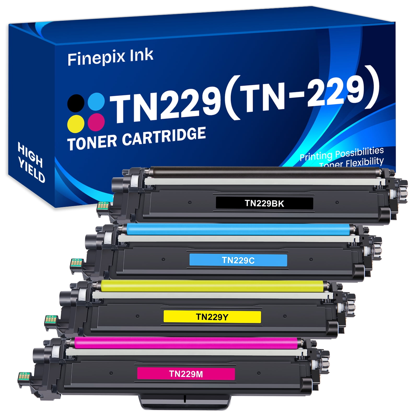 TN229 Toner Cartridges High Yield with Chip Compatible for Brother ...