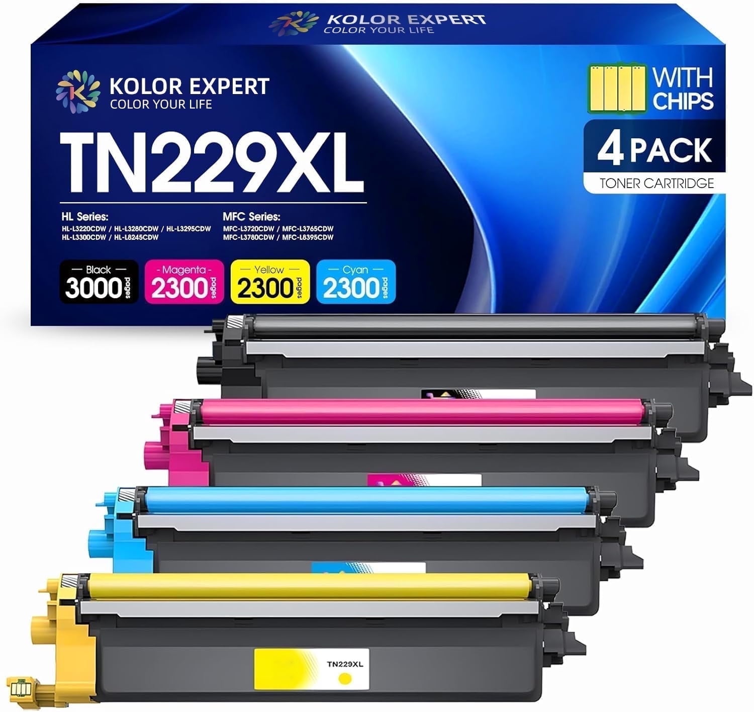 TN229 Toner Cartridge for Brother TN229XL Toner Cartridges for Brother ...